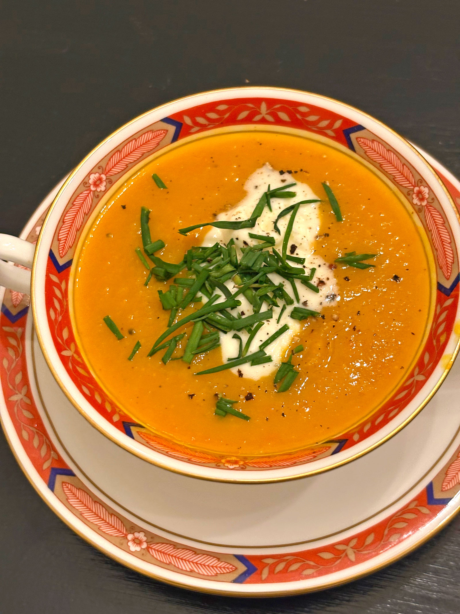 Red Kabocha Squash Soup - Norman Mathews